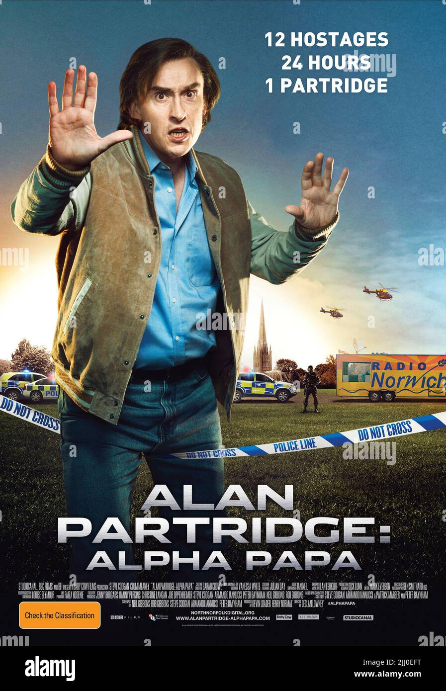 STEVE COOGAN POSTER, ALAN PARTRIDGE: ALPHA PAPA, 2013 Stock Photo - Alamy
