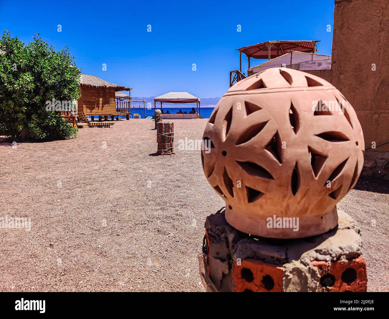 Cottage in a Bedouin Camp on the Sea in Ras Shitan in Oasis in Sinai ...