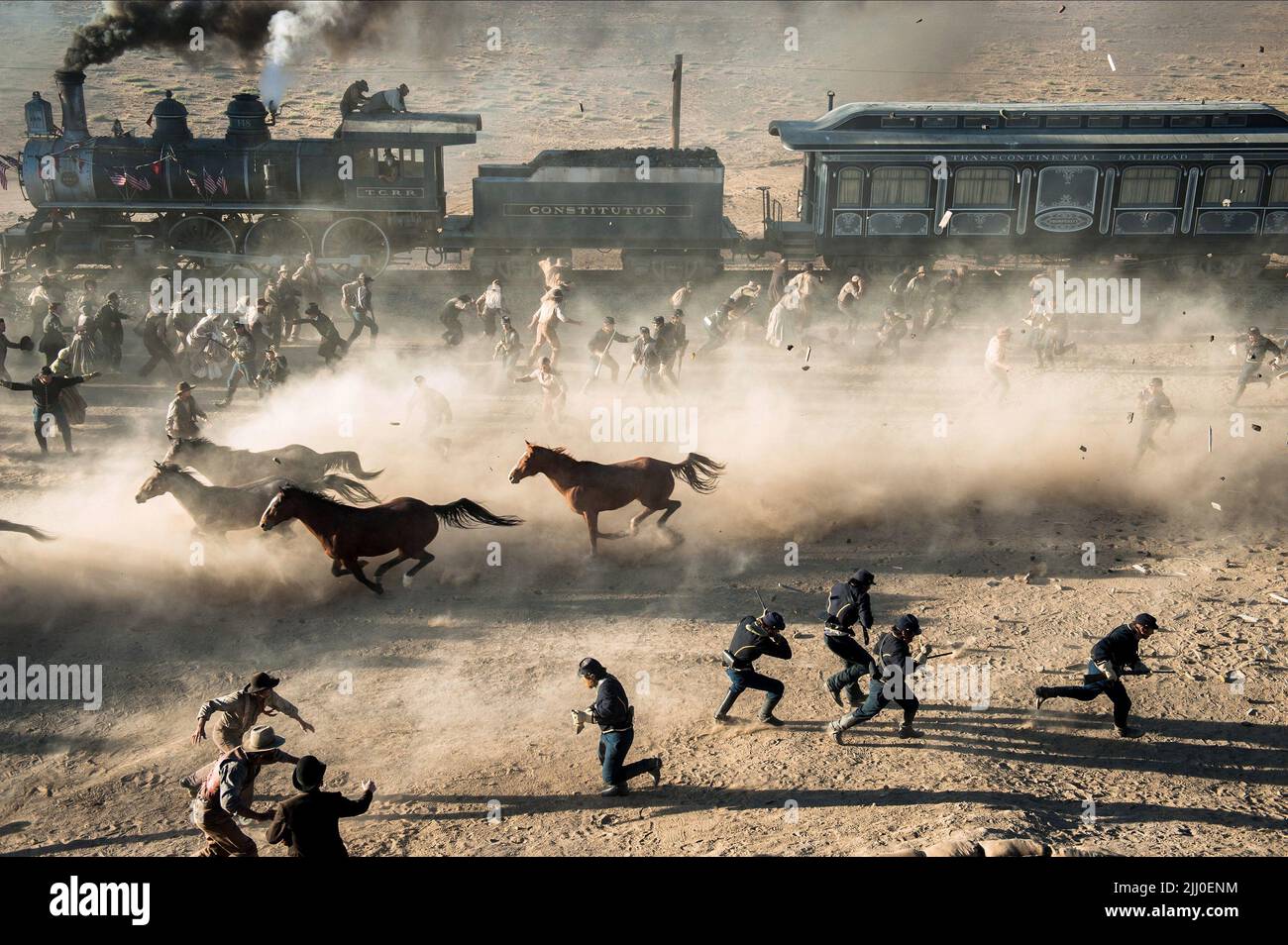 TRAIN SCENE, THE LONE RANGER, 2013 Stock Photo - Alamy