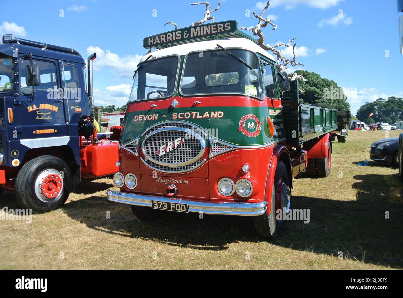 A 1960 ERF KV 5LW lorry parked on display at the 47th Historic Vehicle ...
