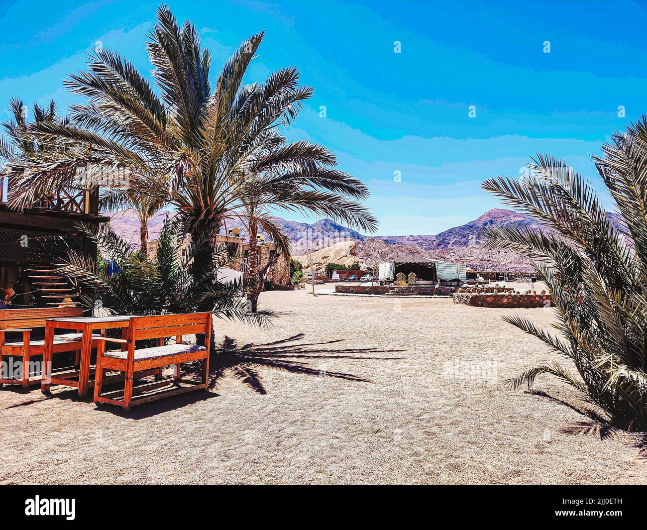 Cottage in a Bedouin Camp on the Sea in Ras Shitan in Oasis in Sinai ...