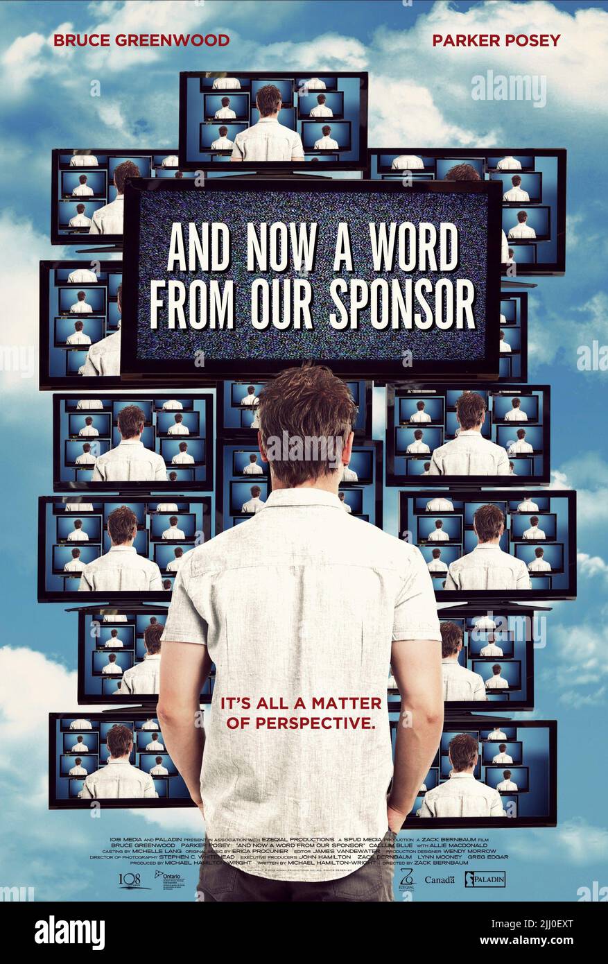 MOVIE POSTER, AND NOW A WORD FROM OUR SPONSOR, 2013 Stock Photo - Alamy