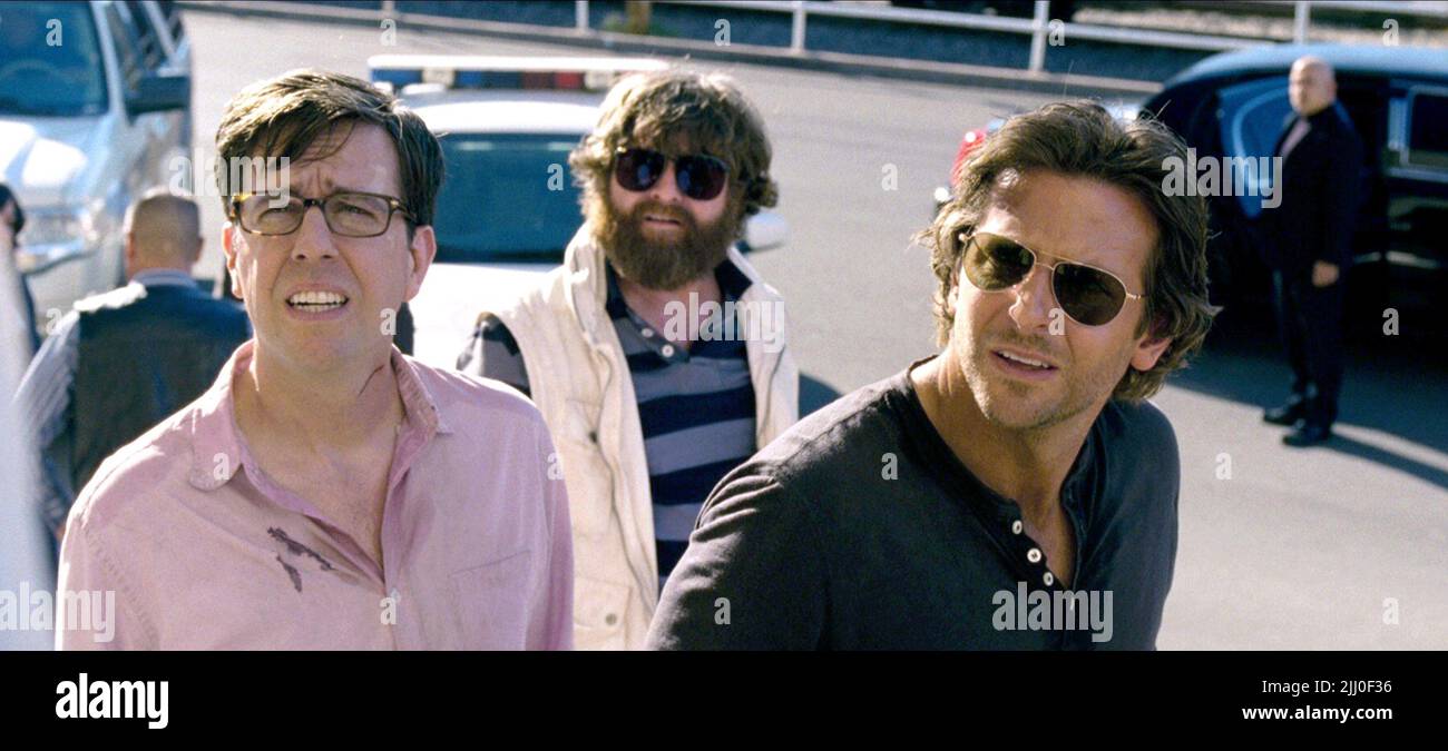 HELMS,GALIFIANAKIS,COOPER, THE HANGOVER PART III, 2013 Stock Photo - Alamy