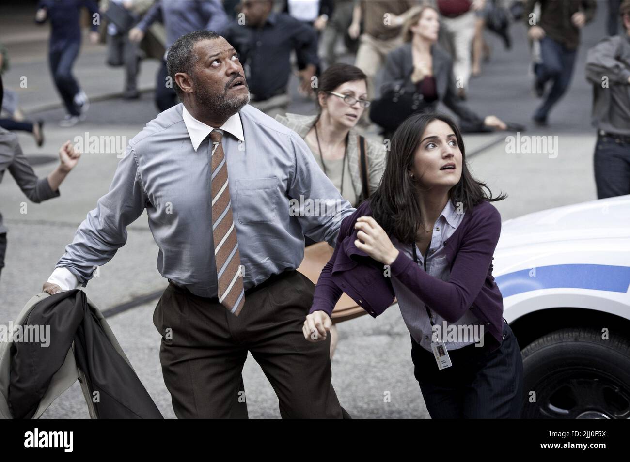 LAURENCE FISHBURNE, REBECCA BULLER, MAN OF STEEL, 2013 Stock Photo - Alamy