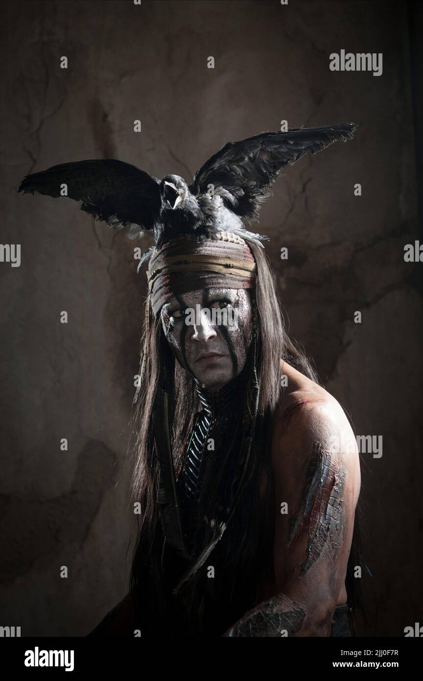JOHNNY DEPP, THE LONE RANGER, 2013 Stock Photo - Alamy