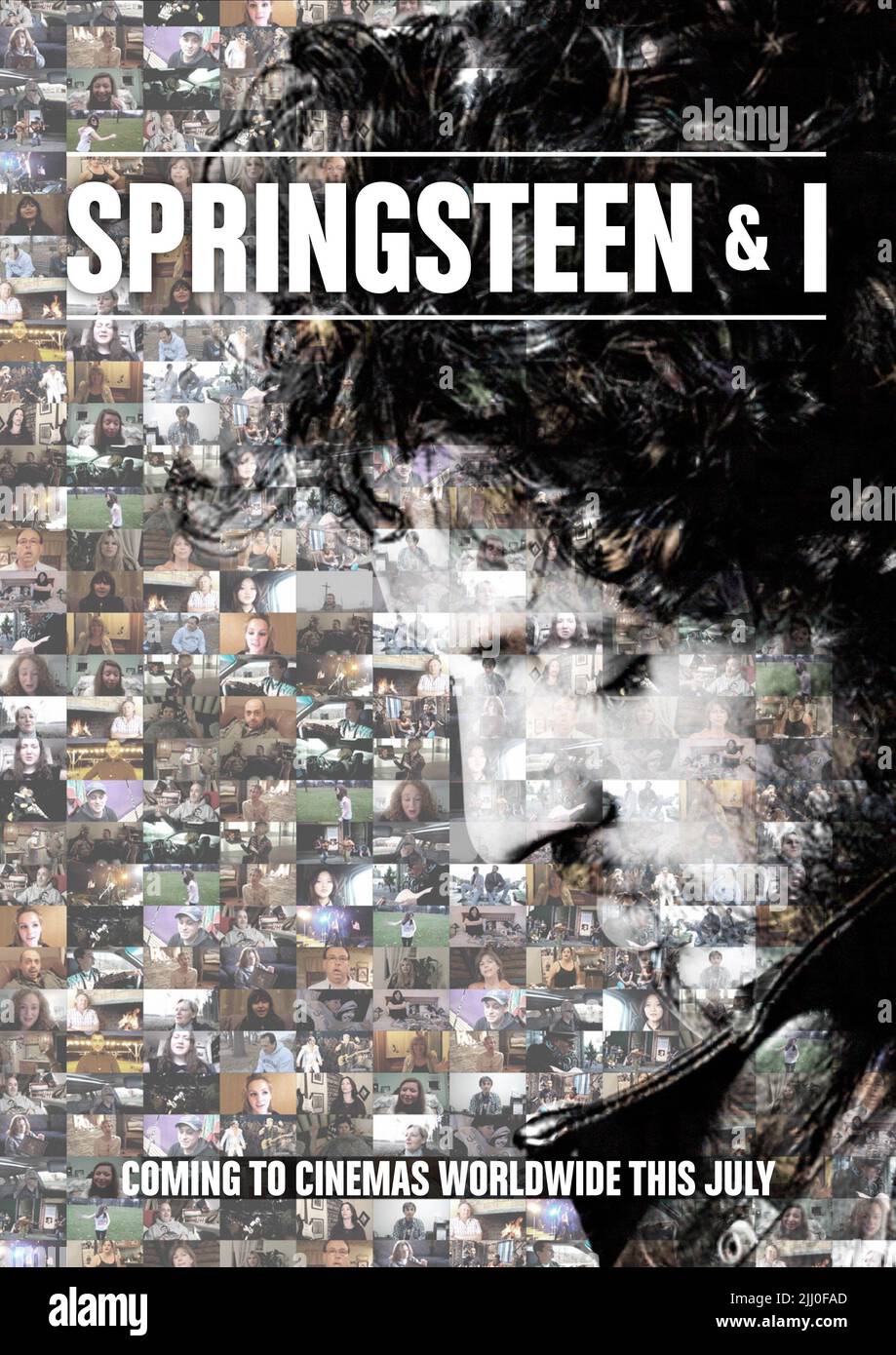 BRUCE SPRINGSTEEN POSTER, SPRINGSTEEN and I, 2013 Stock Photo - Alamy