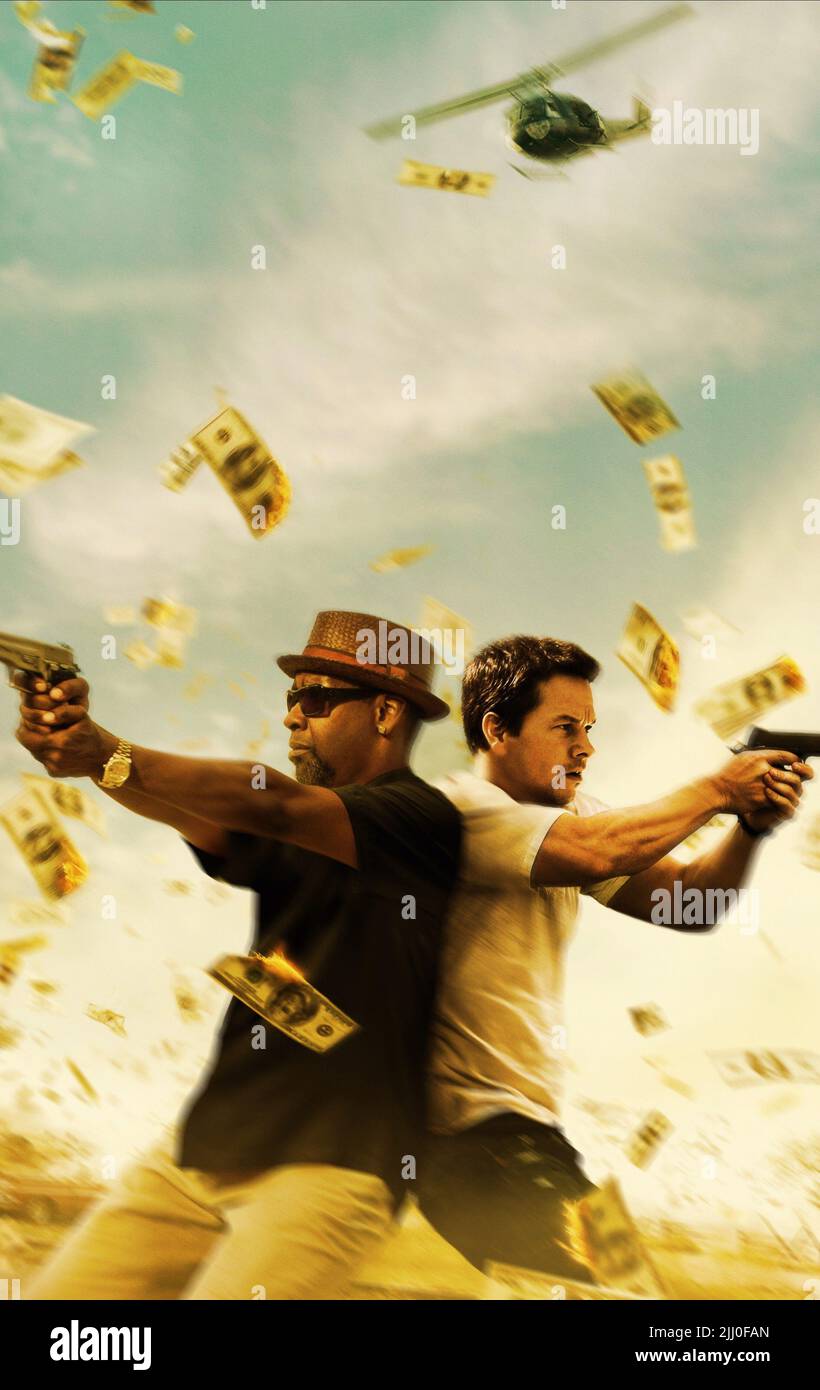 DENZEL WASHINGTON, MARK WAHLBERG, 2 GUNS, 2013 Stock Photo - Alamy