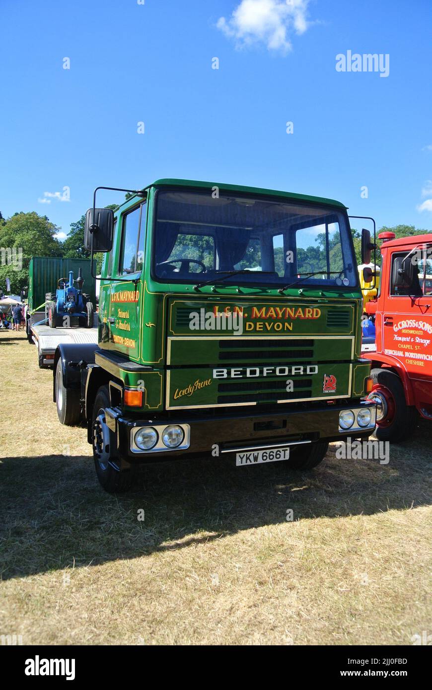 A 1978 Bedford TM parked on display at the 47th Historic Vehicle Gathering classic car show ...
