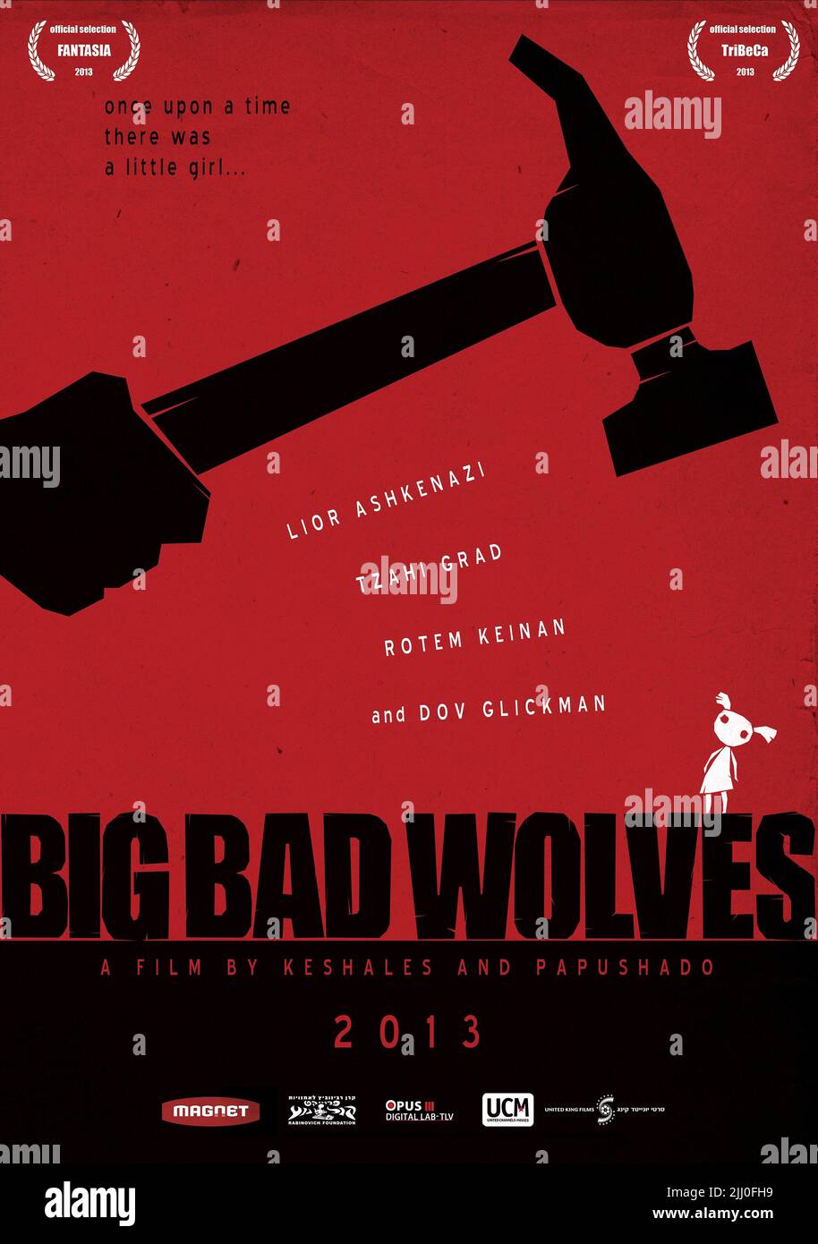 MOVIE POSTER, BIG BAD WOLVES, 2013 Stock Photo - Alamy