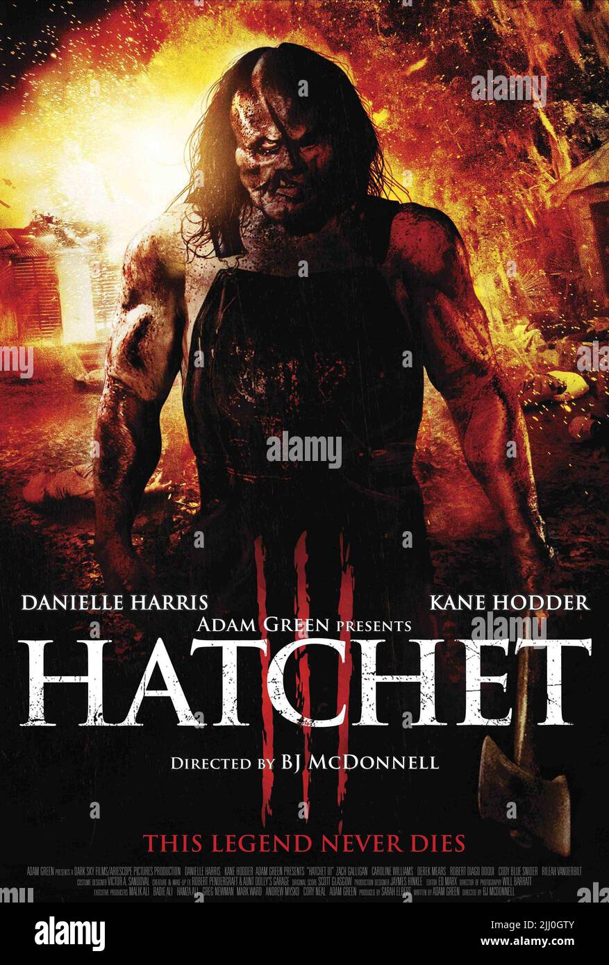 MOVIE POSTER, HATCHET III, 2013 Stock Photo - Alamy