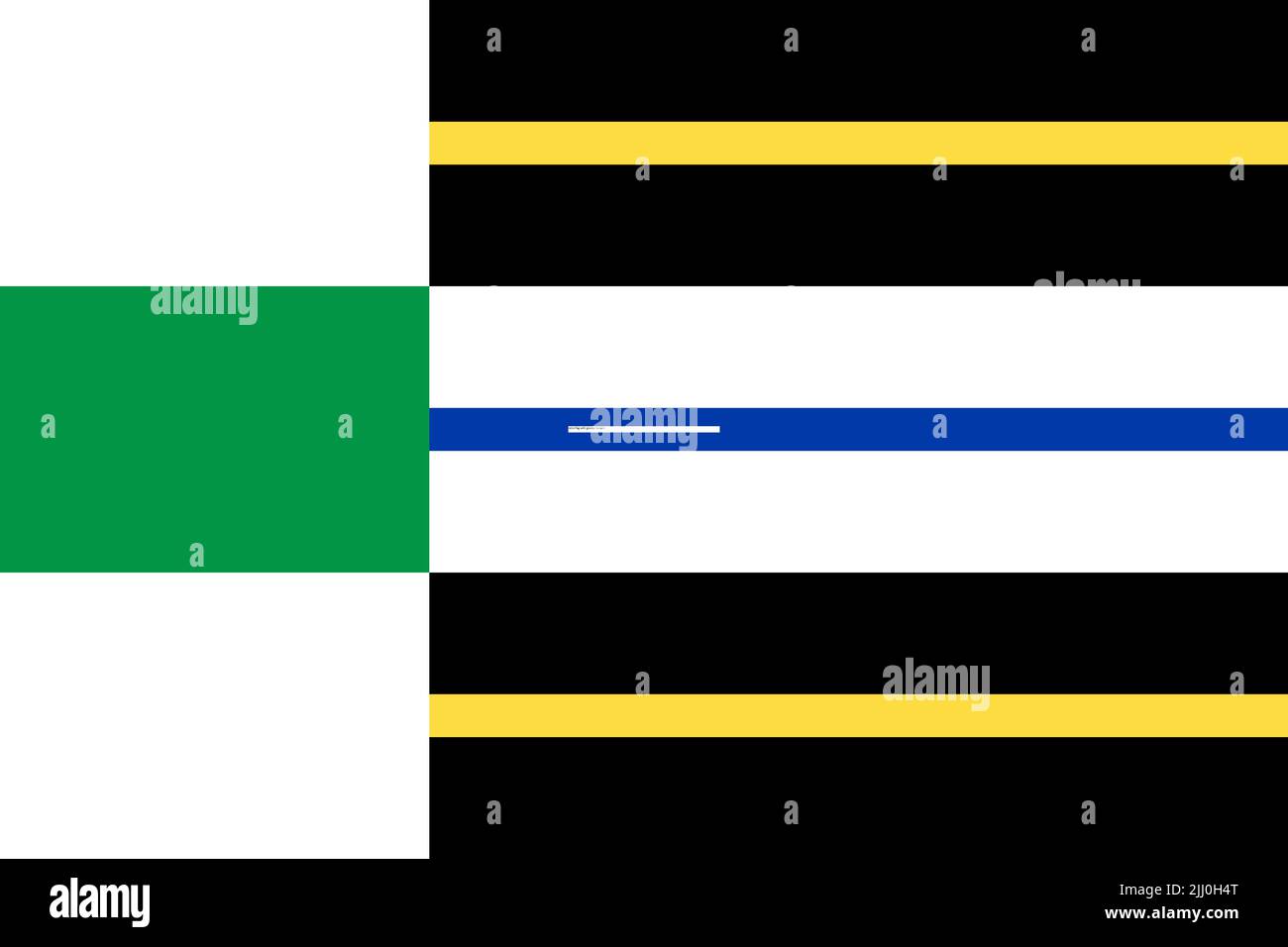 Top view of flag Stadskanaal, Netherlands. retro flag with grunge ...