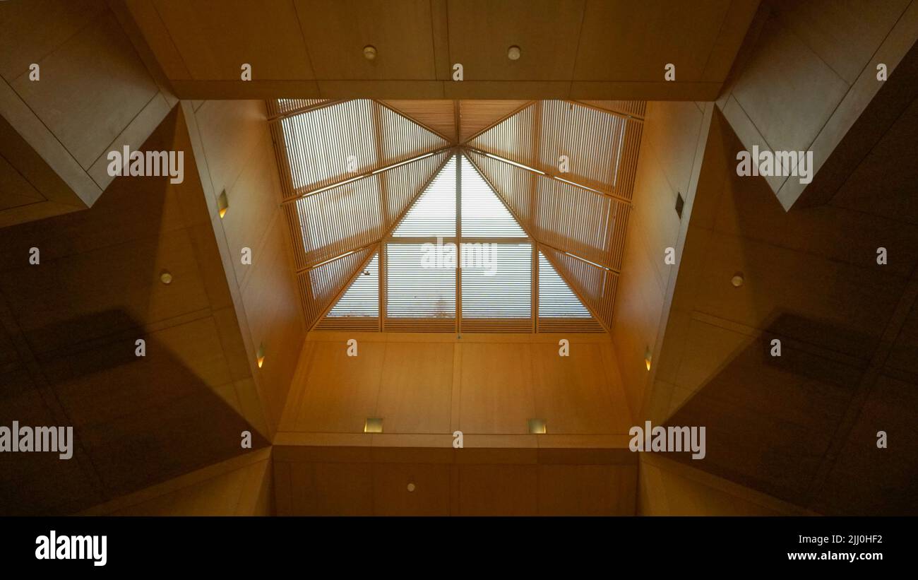 Triangular ceiling hi-res stock photography and images - Alamy