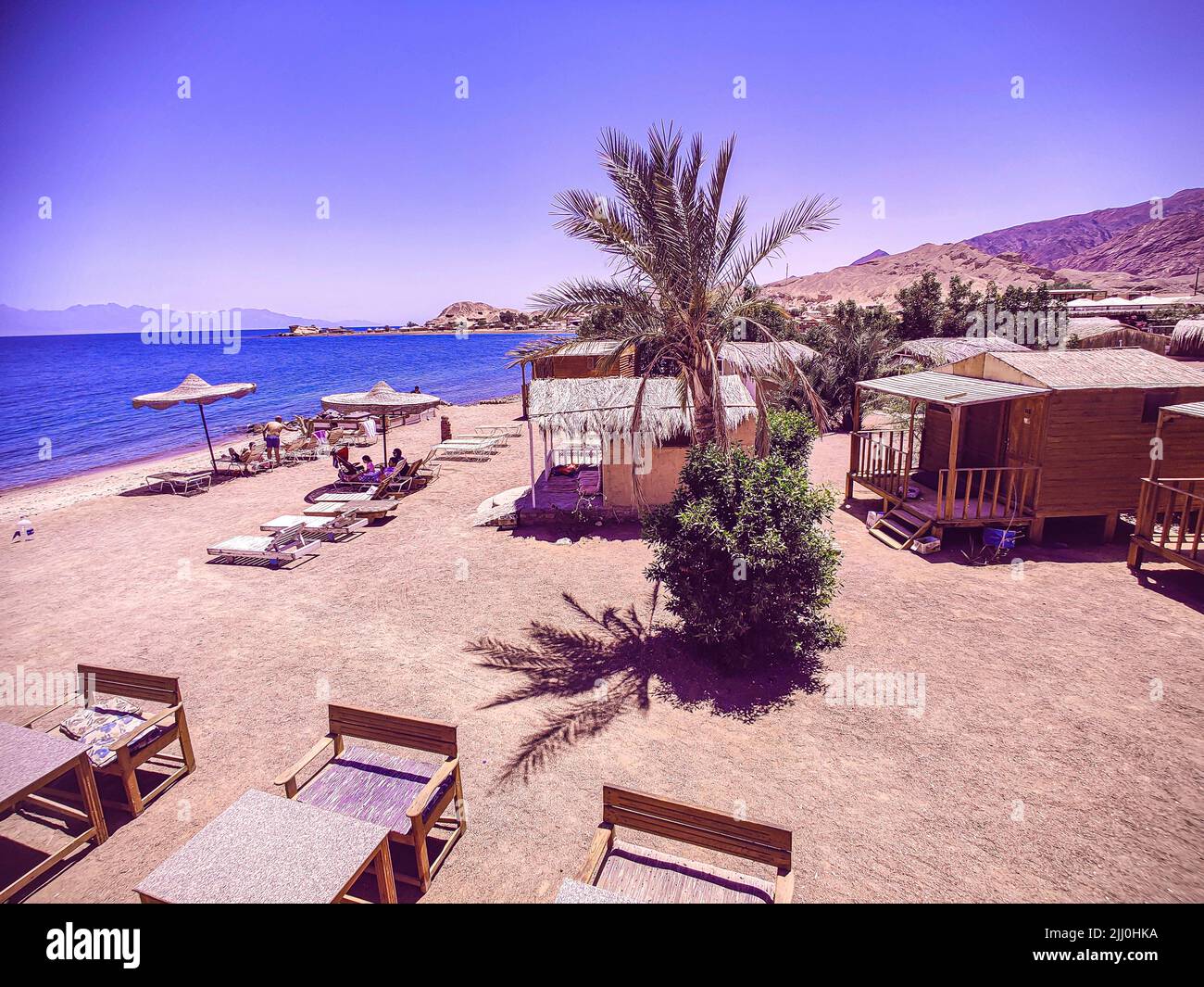 Cottage in a Bedouin Camp on the Sea in Ras Shitan in Oasis in Sinai ...