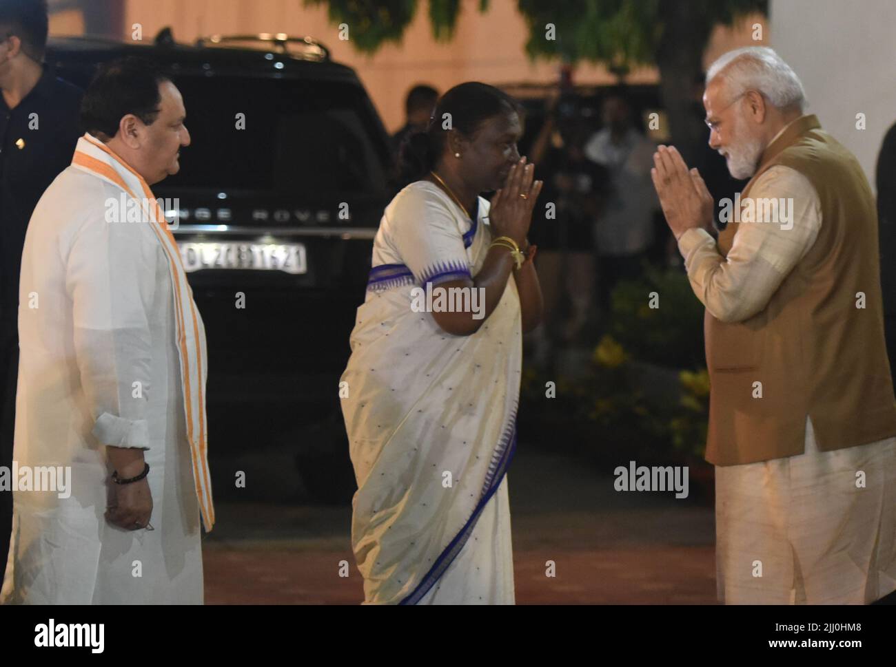 Draupadi murmu modi hi-res stock photography and images - Alamy