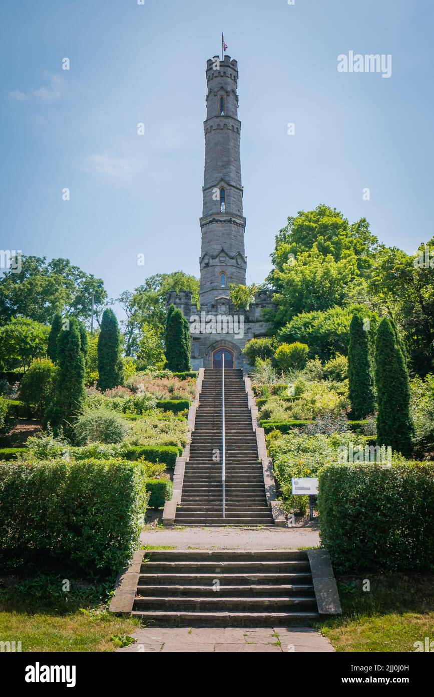 Battlefield Monument, at 77 King Street West, is part of Stoney Creek ...