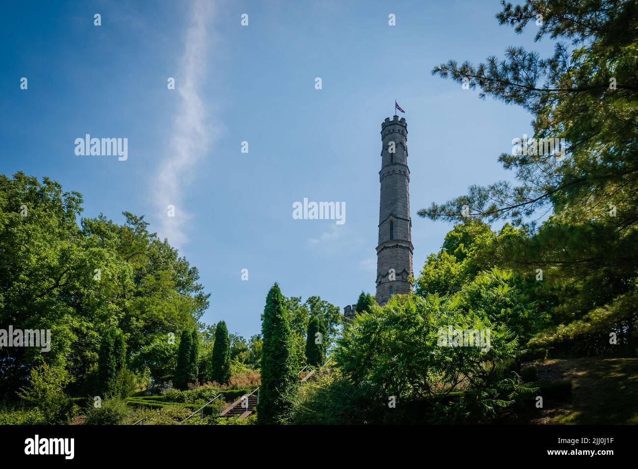 Battlefield Monument, at 77 King Street West, is part of Stoney Creek ...