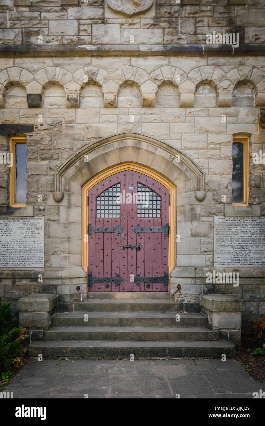 Battlefield Monument, at 77 King Street West, is part of Stoney Creek ...