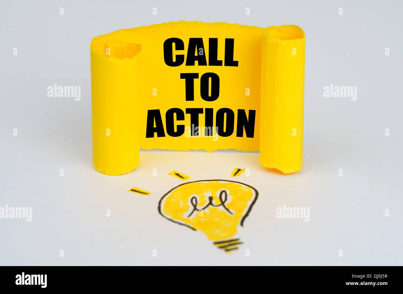 Business idea concept. A light bulb is drawn on a white background ...