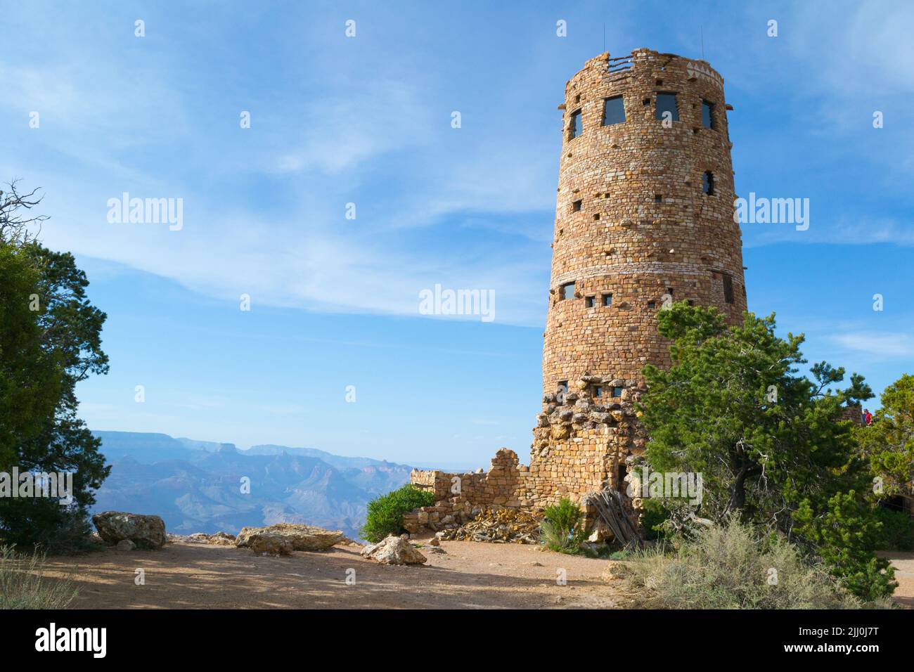 Desert View Watchtower, South Rim Grand Canyon Stock Photo - Alamy