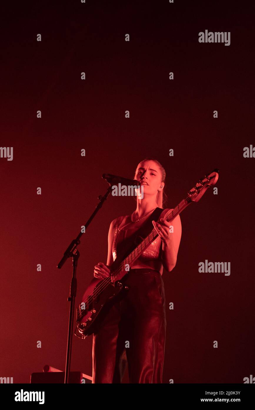 London Grammar performing live at Alexandra Palace in London, United ...