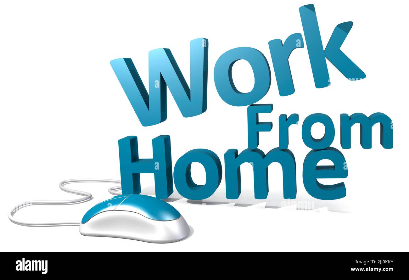 Working from home communication Cut Out Stock Images & Pictures - Alamy