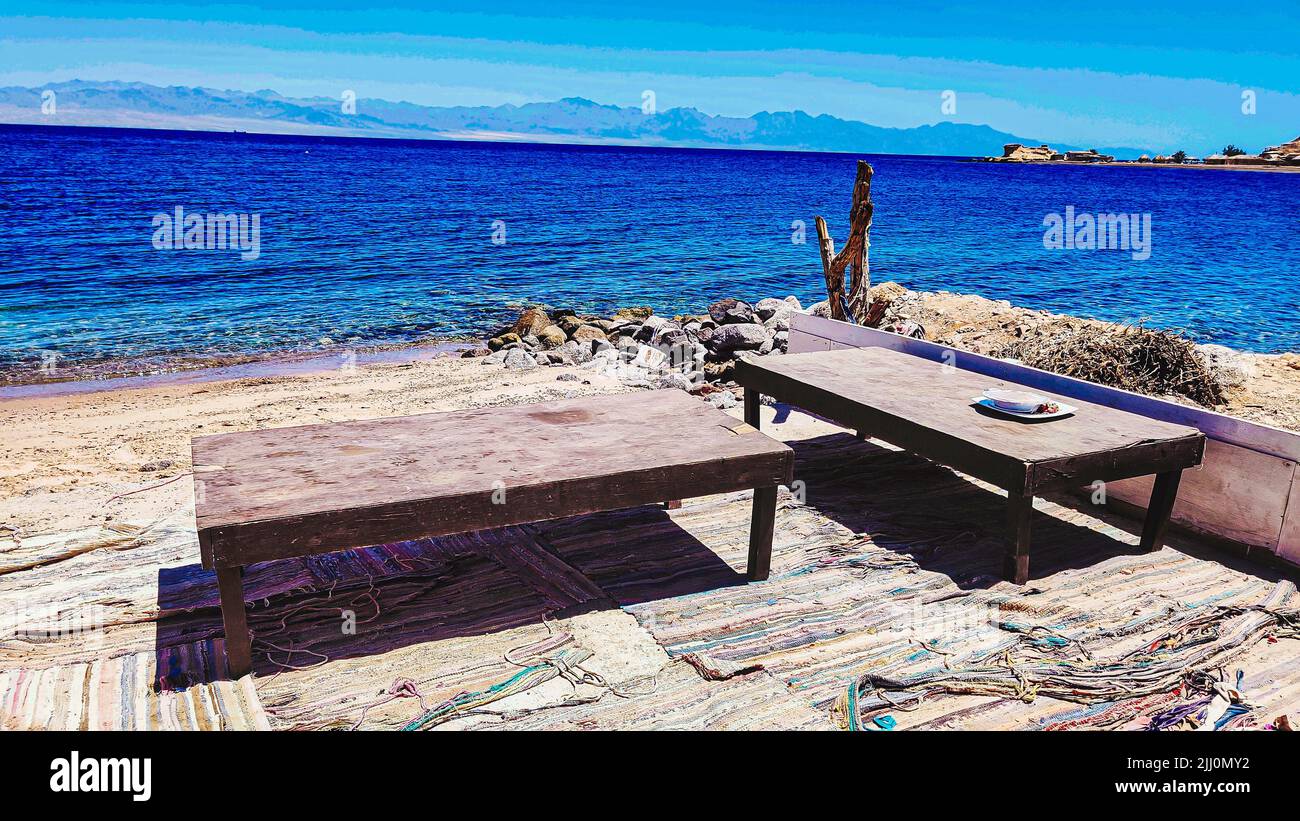 Cottage in a Bedouin Camp on the Sea in Ras Shitan in Oasis in Sinai ...