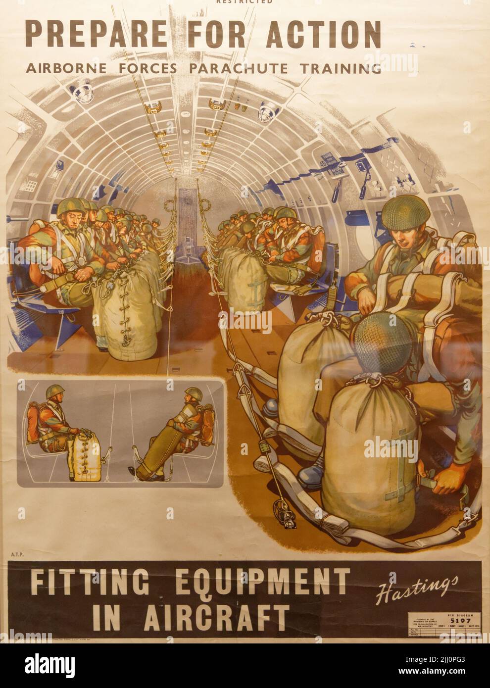 A British army training poster for the Parachute Regiment (also known ...