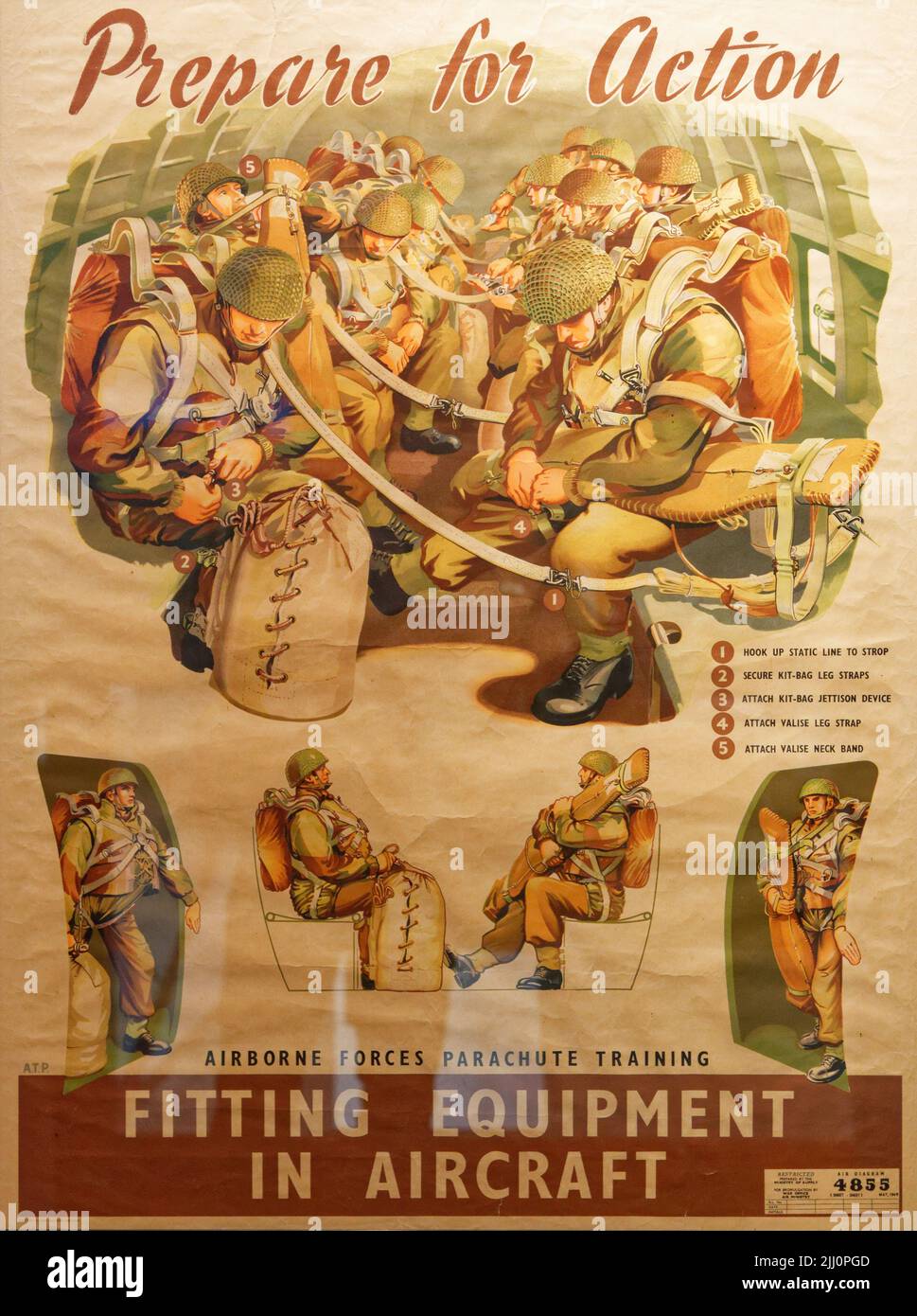 A British army training poster for the Parachute Regiment (also known ...