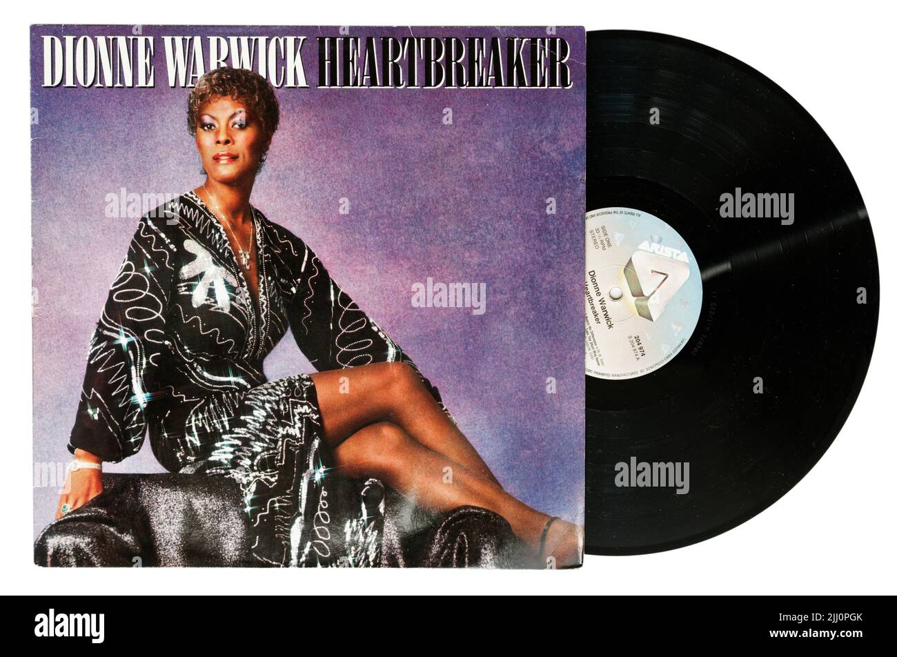The Heart breaker album by Dionne Warwick Stock Photo - Alamy