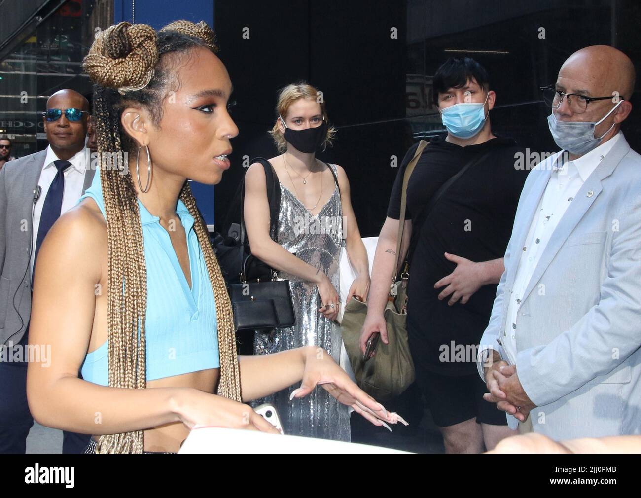 New York, NY, USA. 21st July, 2022. Eva Reign seen at Good Morning ...