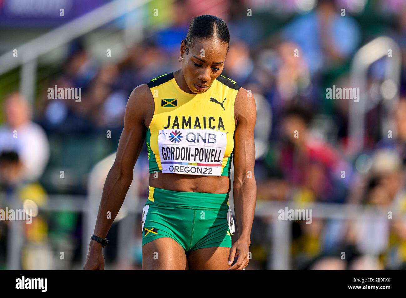 EUGENE, UNITED STATES - JULY 21: Chrisann Gordon Powell of Jamaica ...