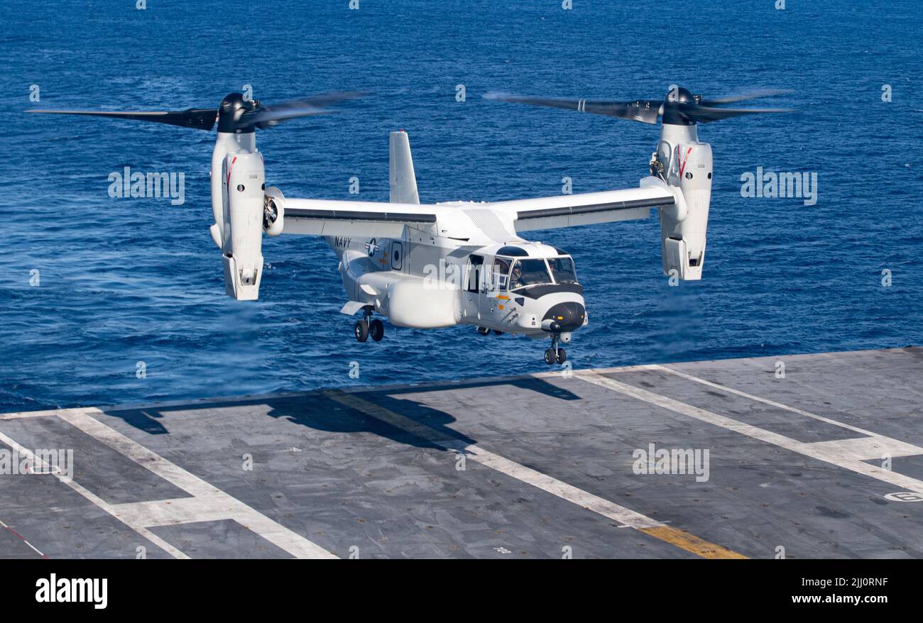 220717-N-MJ302-1031 PACIFIC OCEAN (July 17, 2022) A CMV-22B Osprey ...