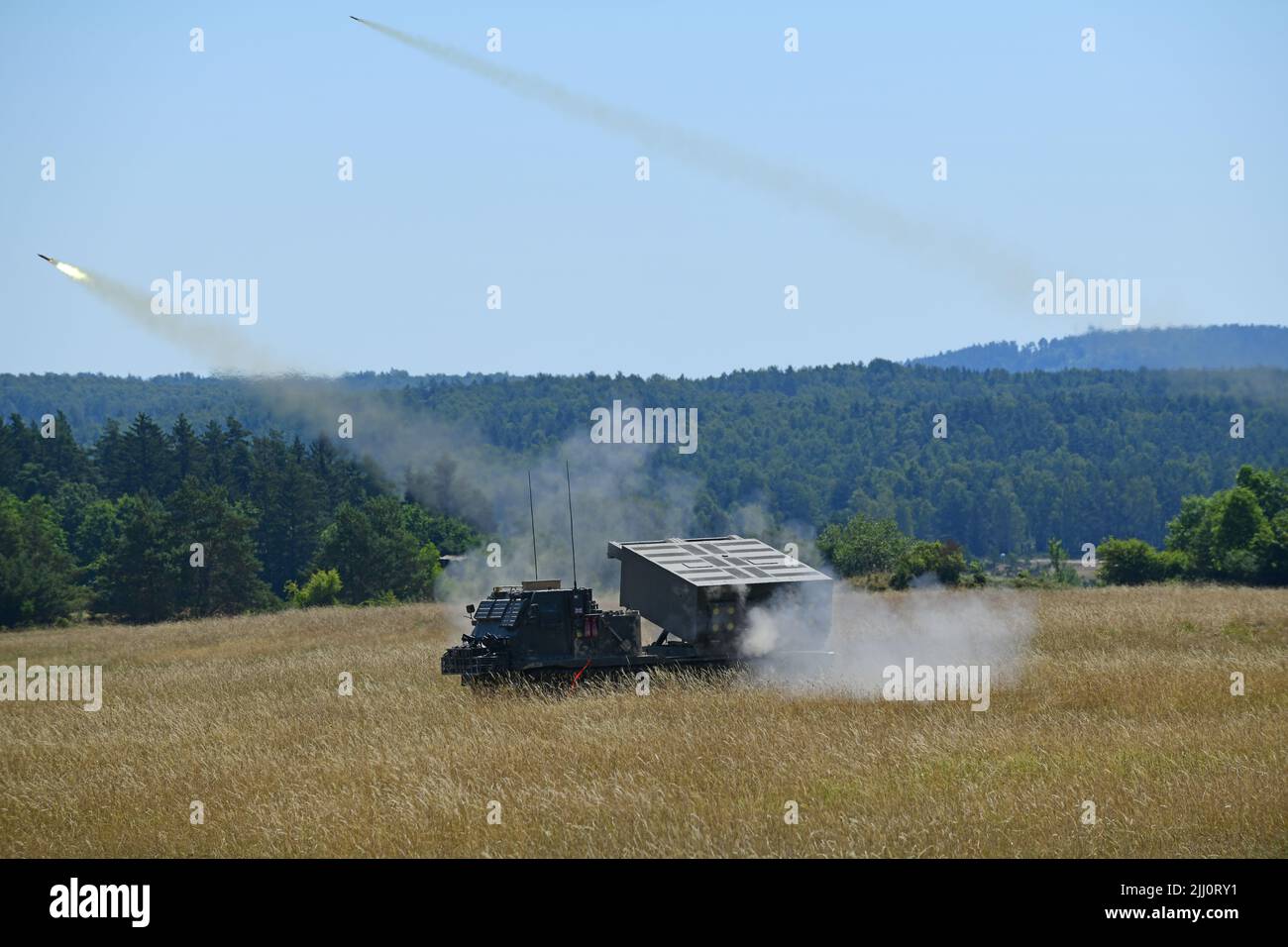 British Soldiers assigned to 26th Regiment Royal Artillery carry out a ...