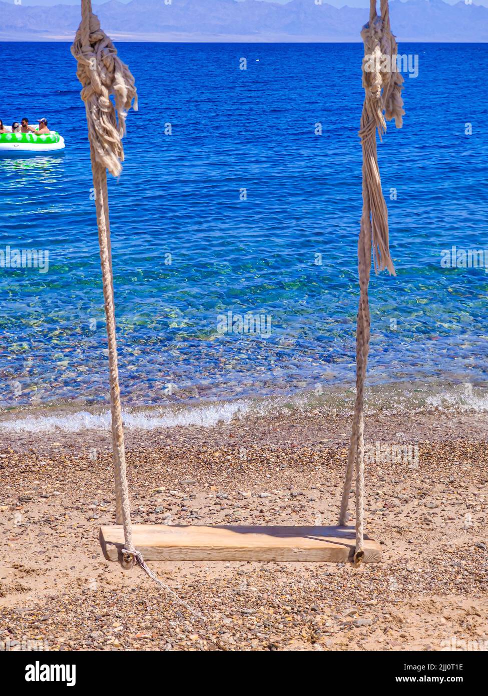 Cute Swing on the Amazing Seashore in Ras Shitan, Dahab, Taba, Sinai ...