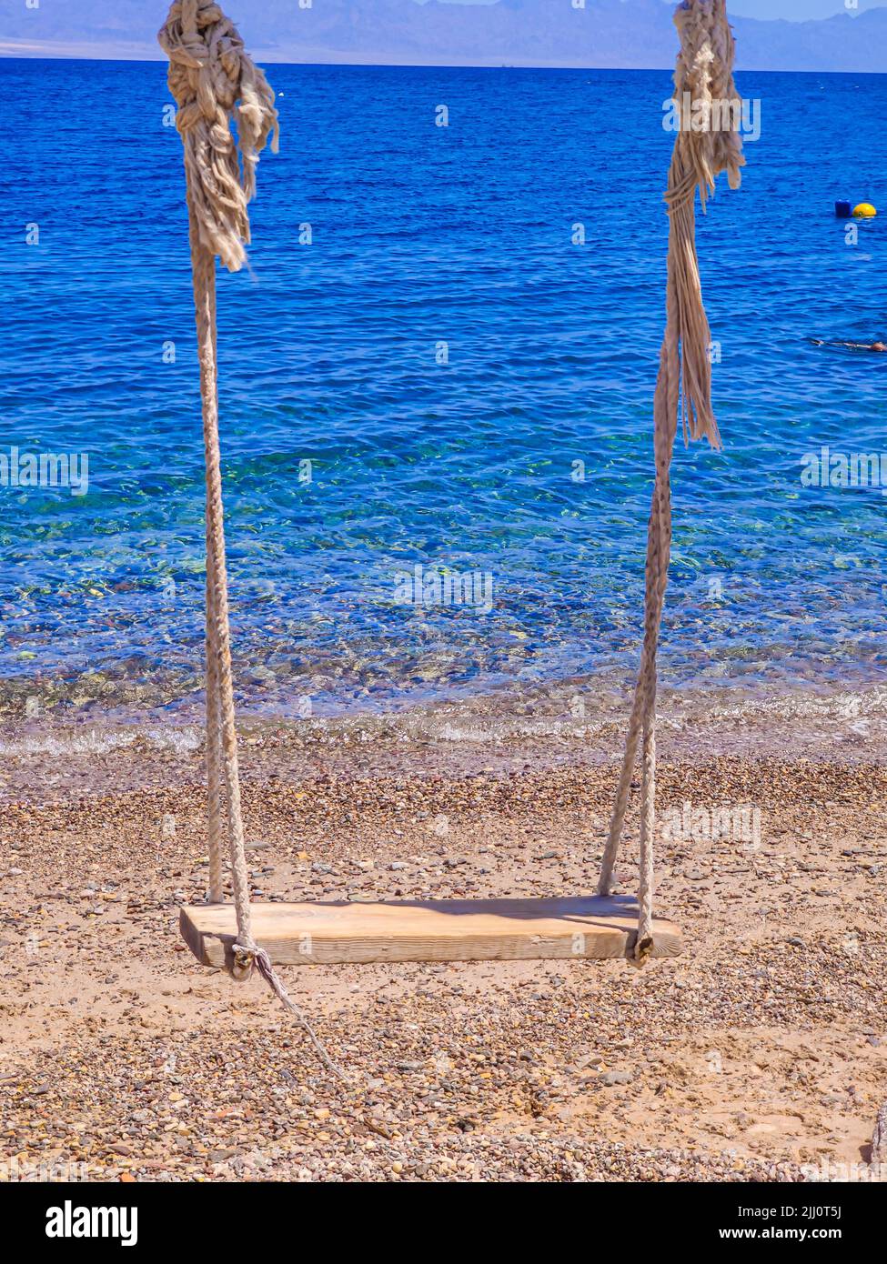Cute Swing on the Amazing Seashore in Ras Shitan, Dahab, Taba, Sinai ...
