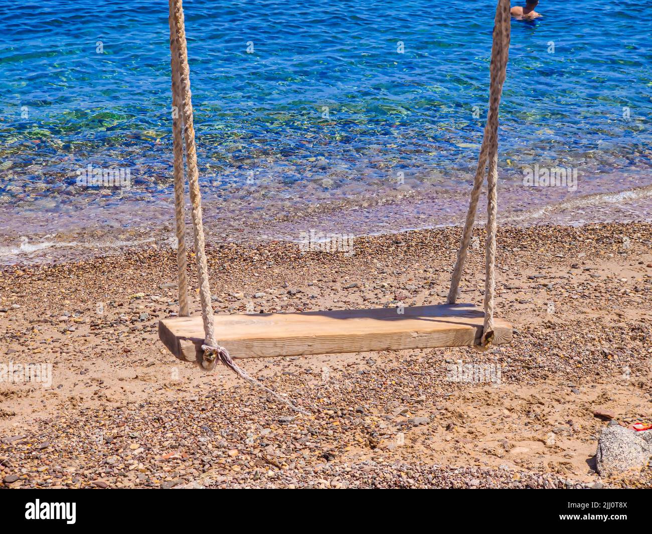 Cute Swing on the Amazing Seashore in Ras Shitan, Dahab, Taba, Sinai ...