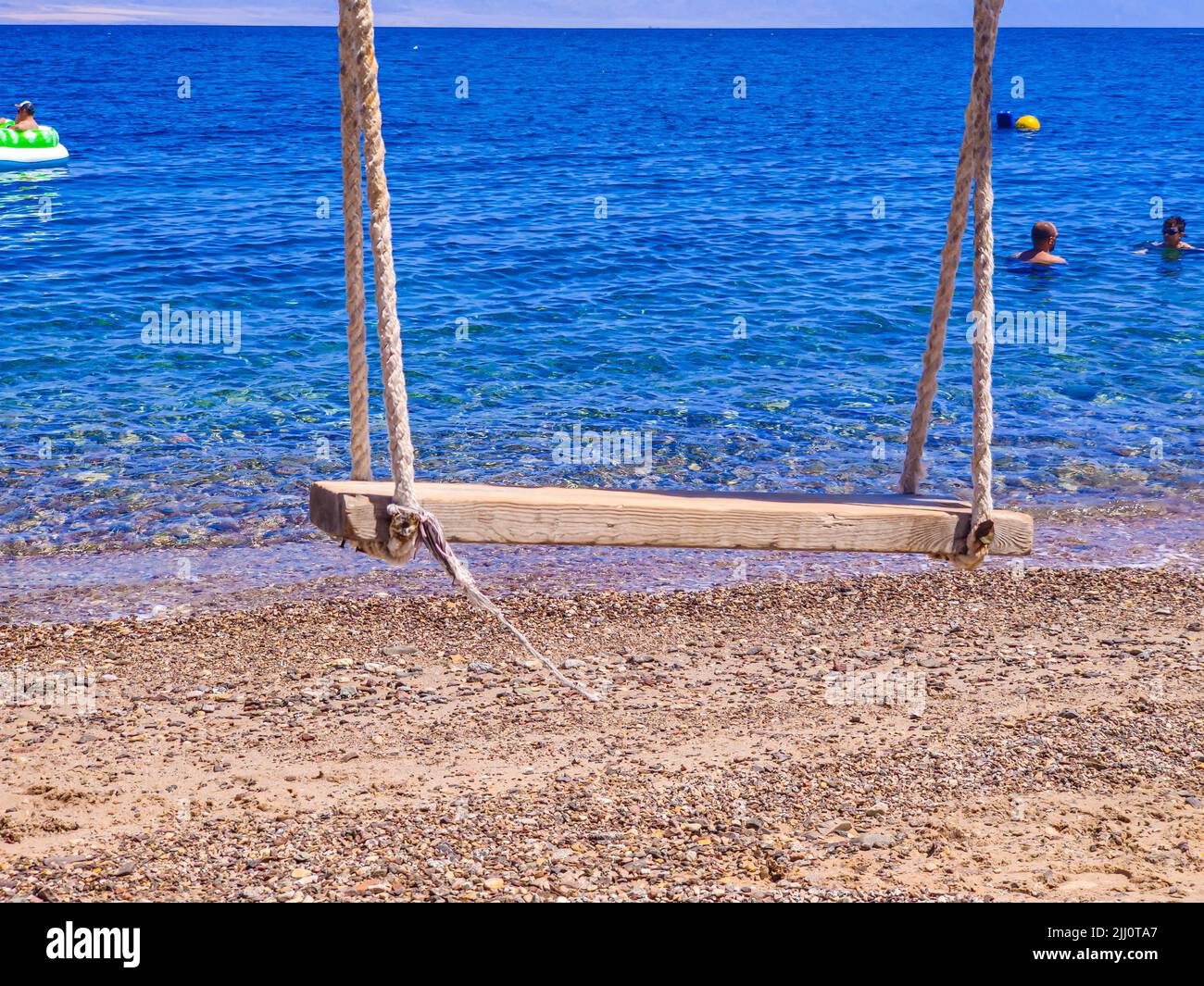 Cute Swing on the Amazing Seashore in Ras Shitan, Dahab, Taba, Sinai ...