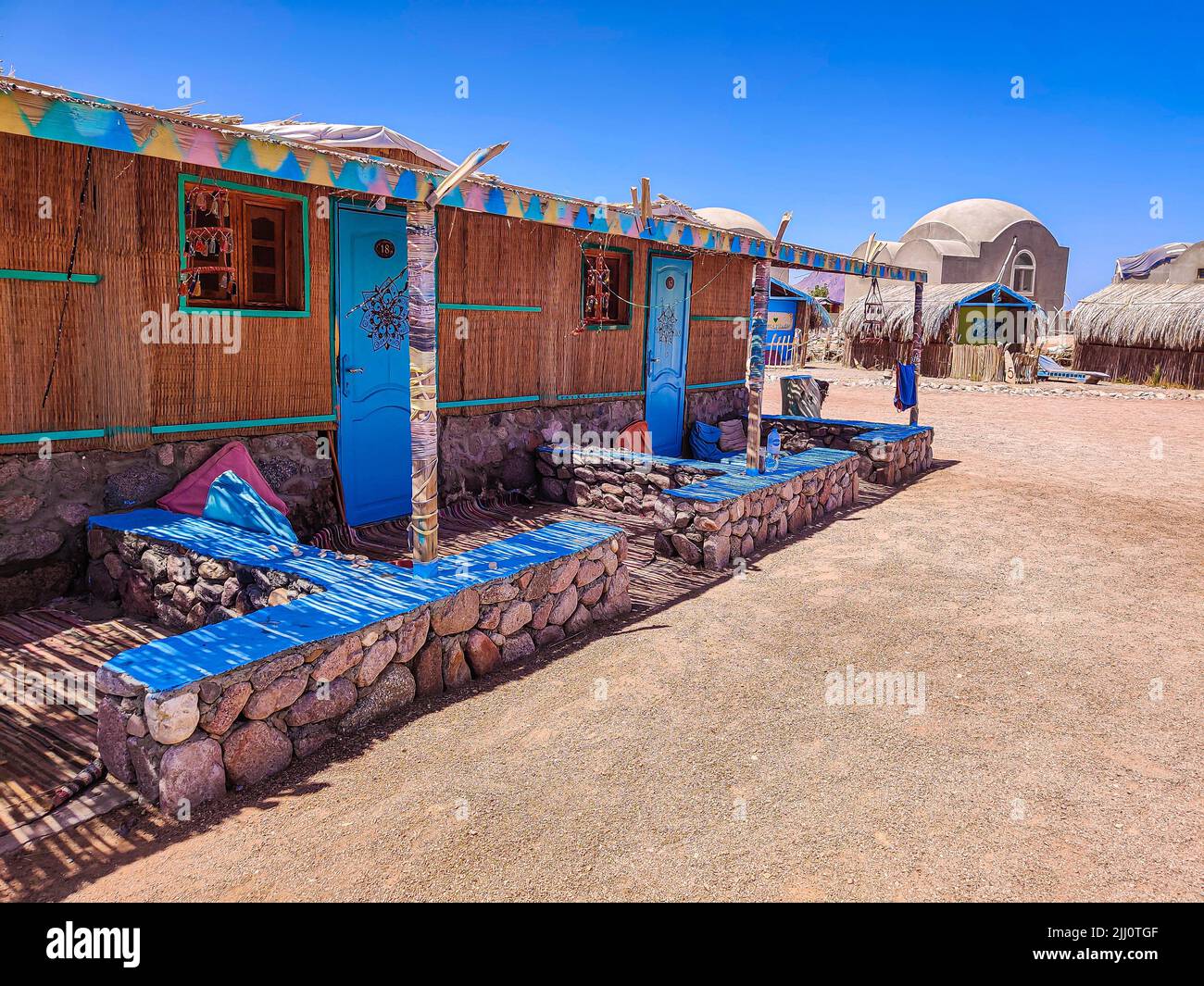 Cottage in a Bedouin Camp on the Sea in Ras Shitan in Oasis in Sinai ...
