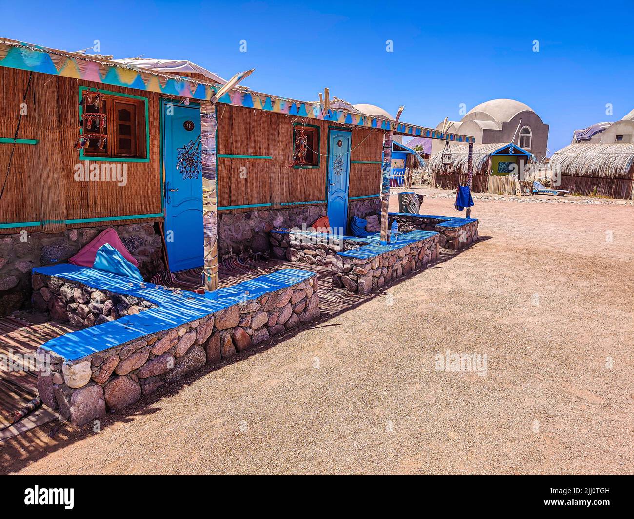 Cottage in a Bedouin Camp on the Sea in Ras Shitan in Oasis in Sinai ...