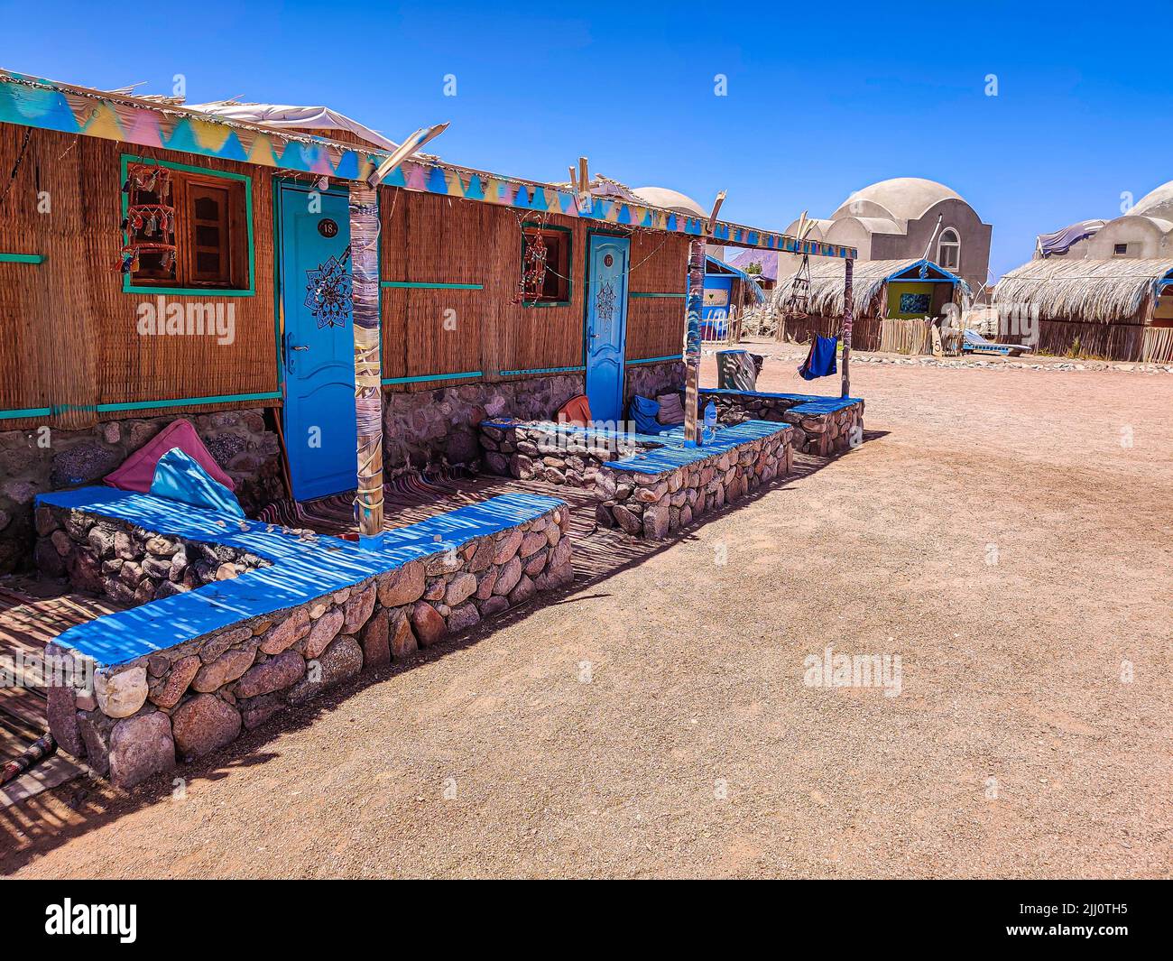 Cottage in a Bedouin Camp on the Sea in Ras Shitan in Oasis in Sinai ...