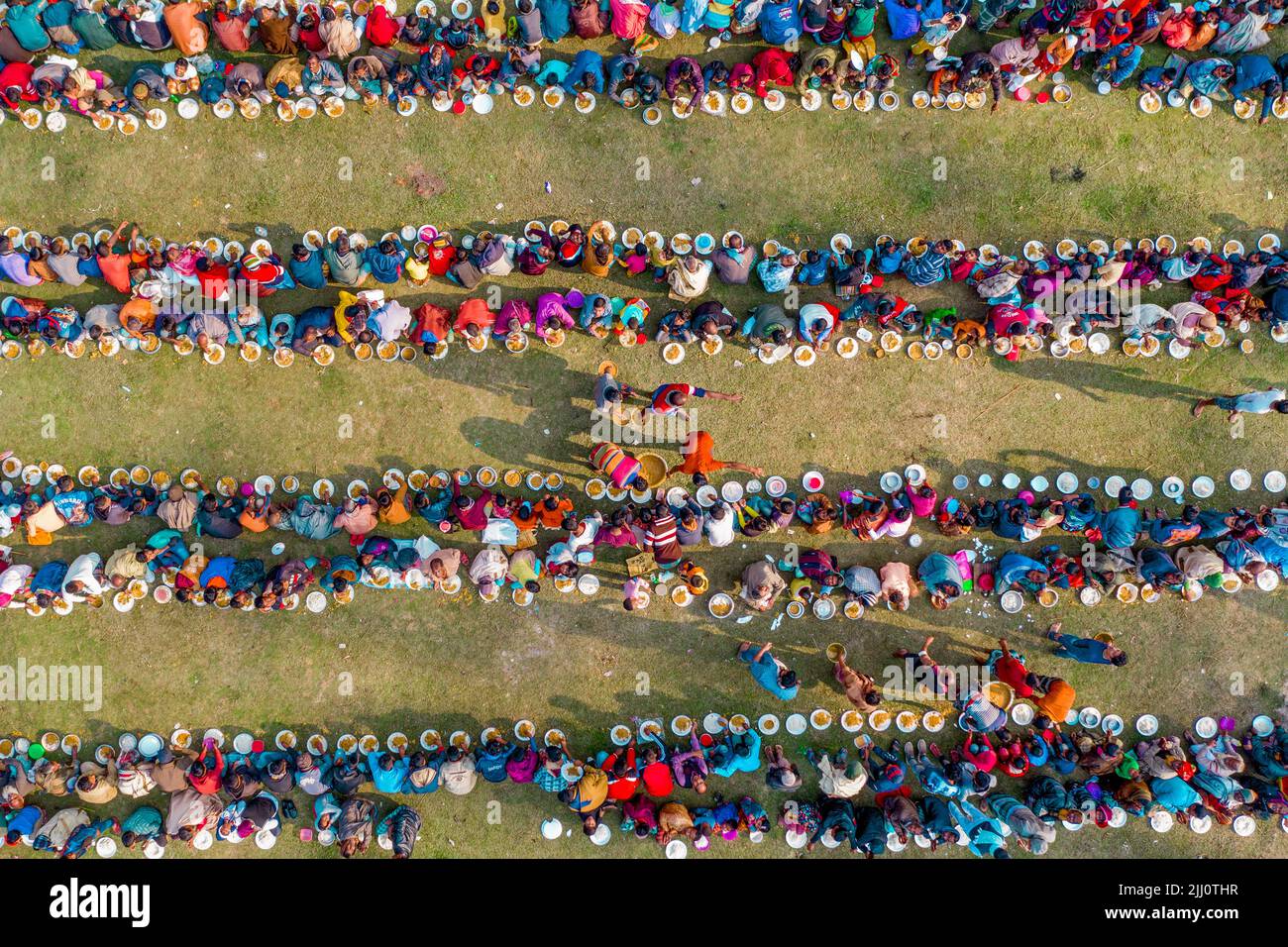 People gather in rural Bangladesh for Uros majlis, a traditional food ...