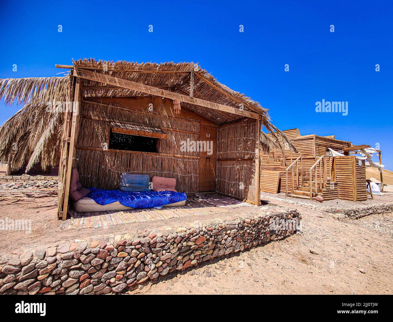 Cottage in a Bedouin Camp on the Sea in Ras Shitan in Oasis in Sinai ...