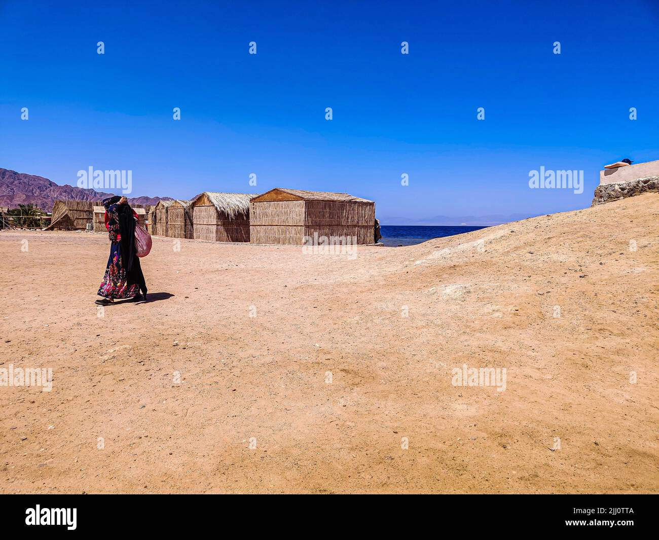 Cottage in a Bedouin Camp on the Sea in Ras Shitan in Oasis in Sinai ...