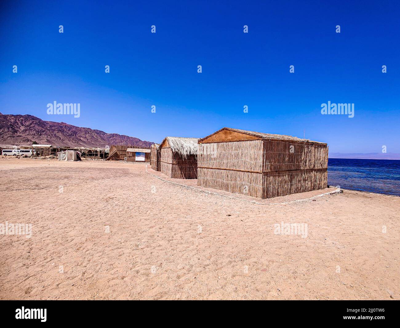 Cottage in a Bedouin Camp on the Sea in Ras Shitan in Oasis in Sinai ...
