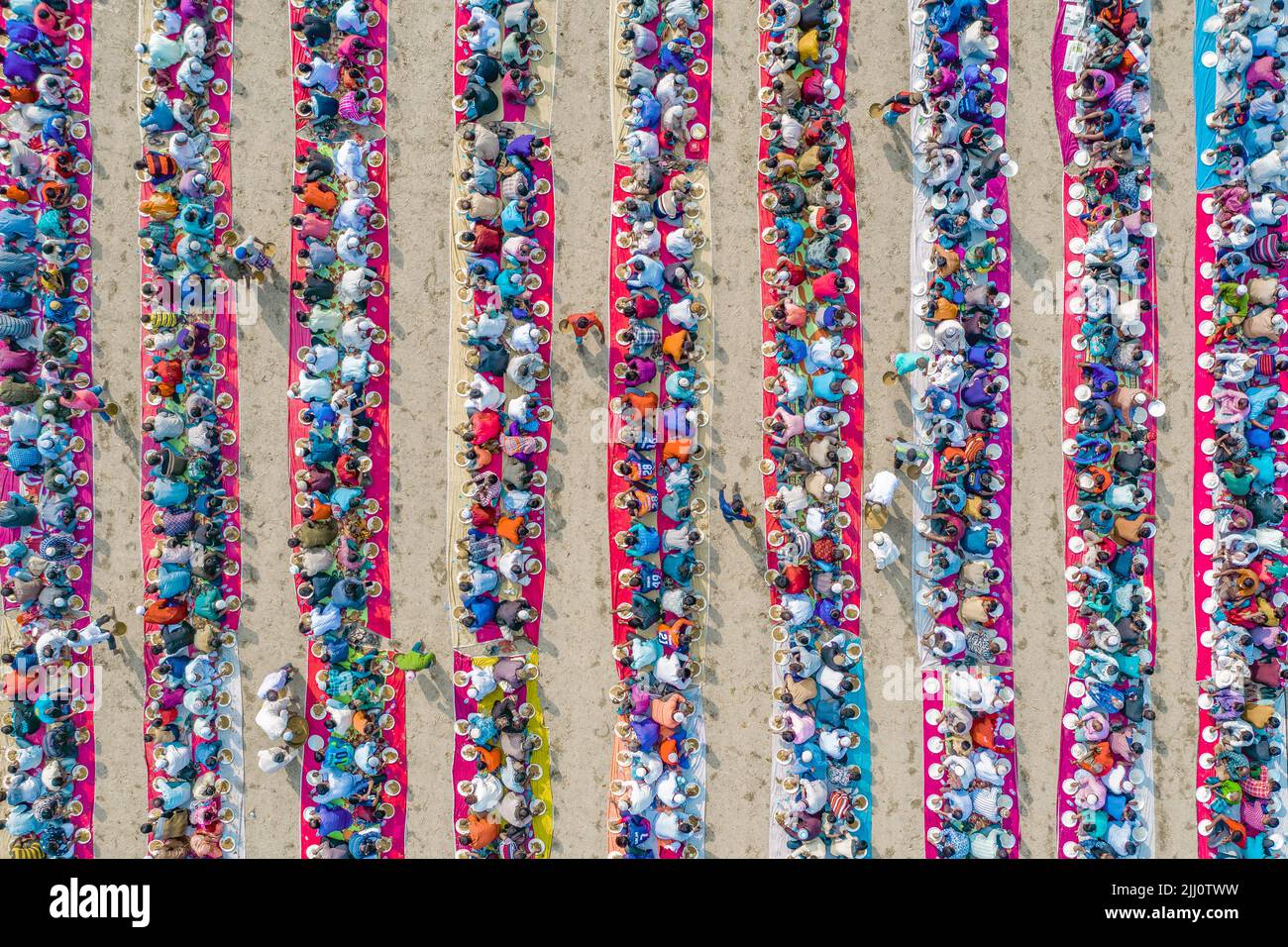 People gather in rural Bangladesh for Uros majlis, a traditional food ...