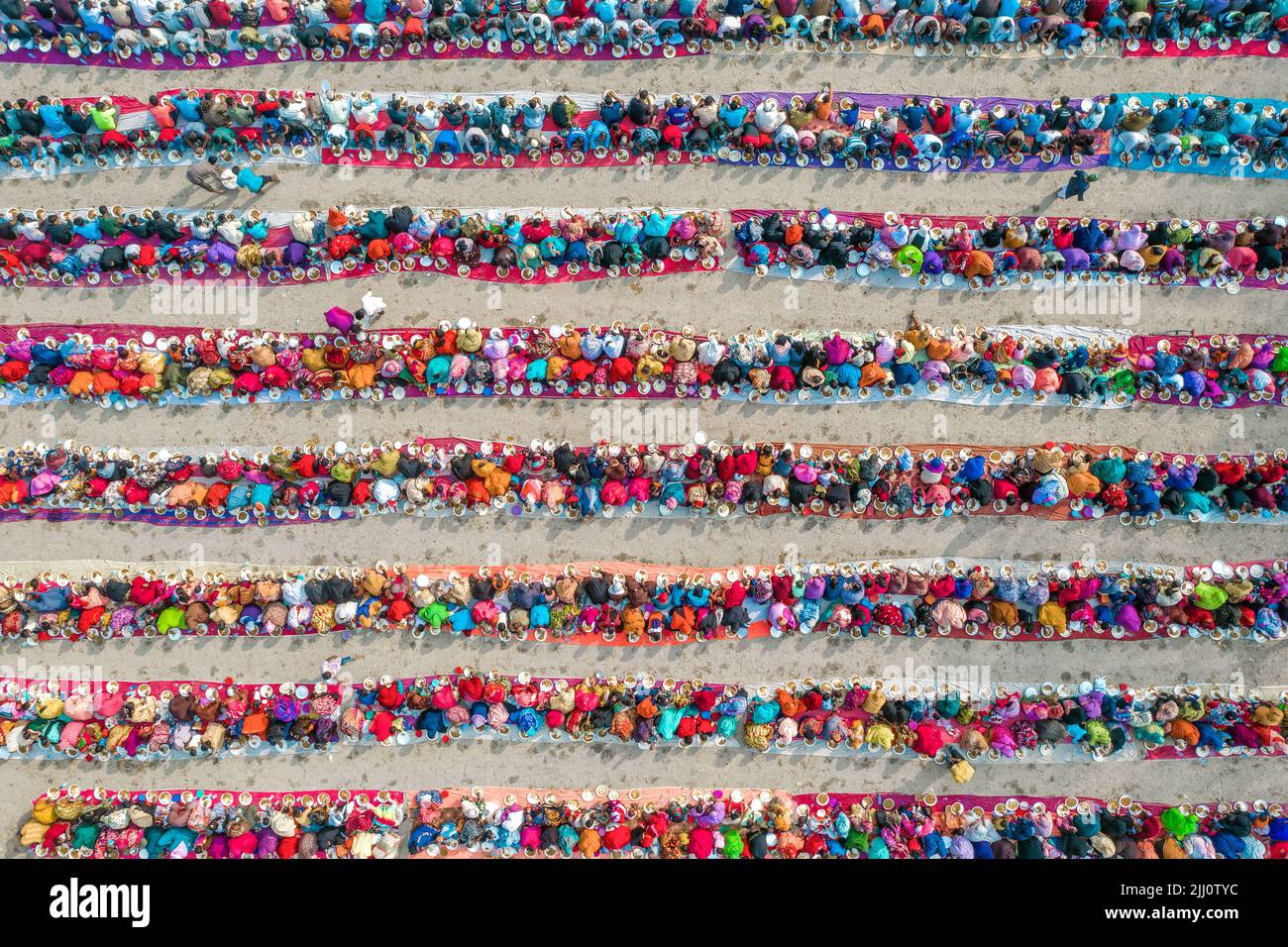 People gather in rural Bangladesh for Uros majlis, a traditional food ...