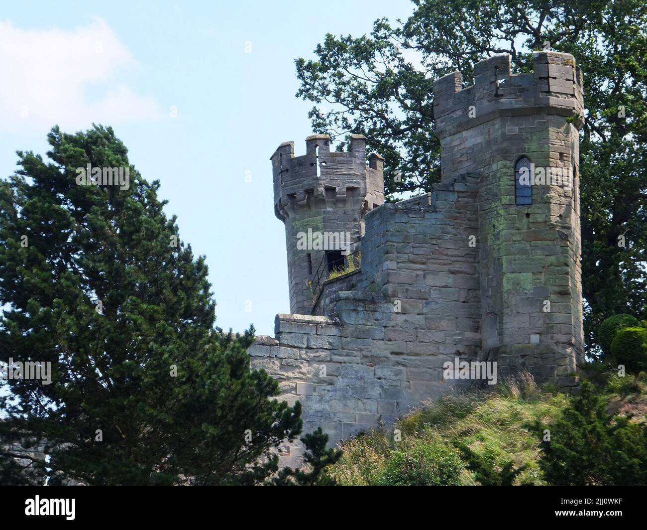 The Northern Tower at Warwick Castle in Warwick, Warwickshire, England ...