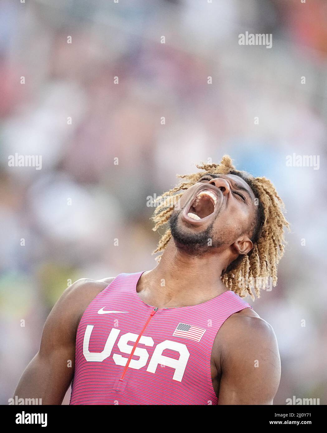 Eugene, USA. 21st July, 2022. Athletics: World Championships, 200 ...