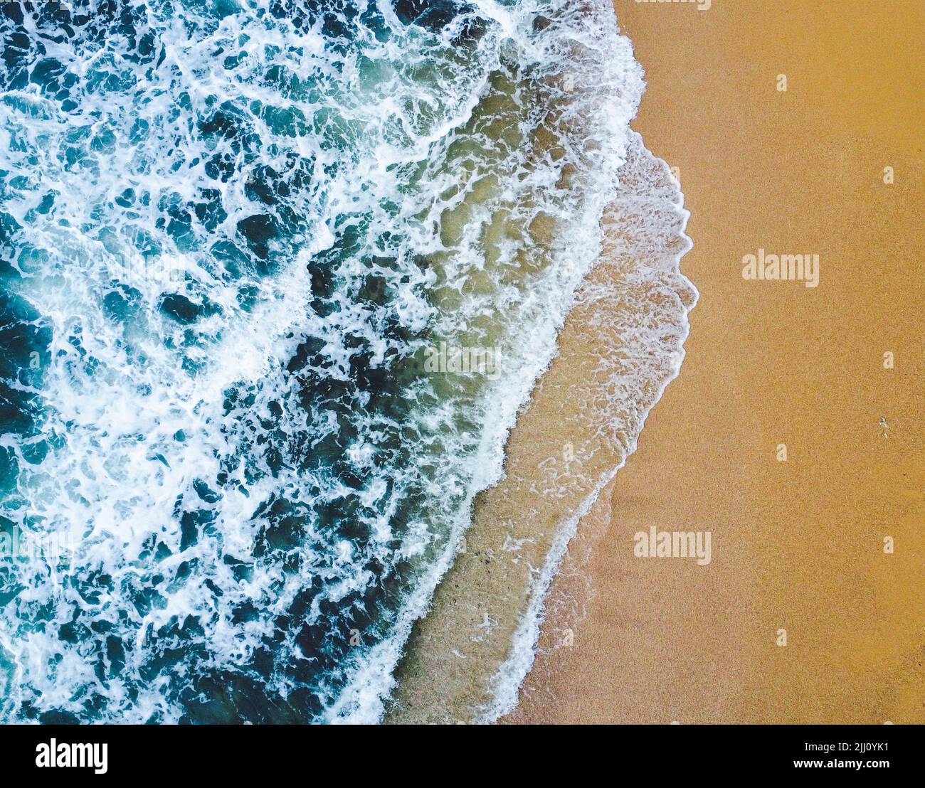 drone view of half beach half jungle of Costa Rica Stock Photo - Alamy