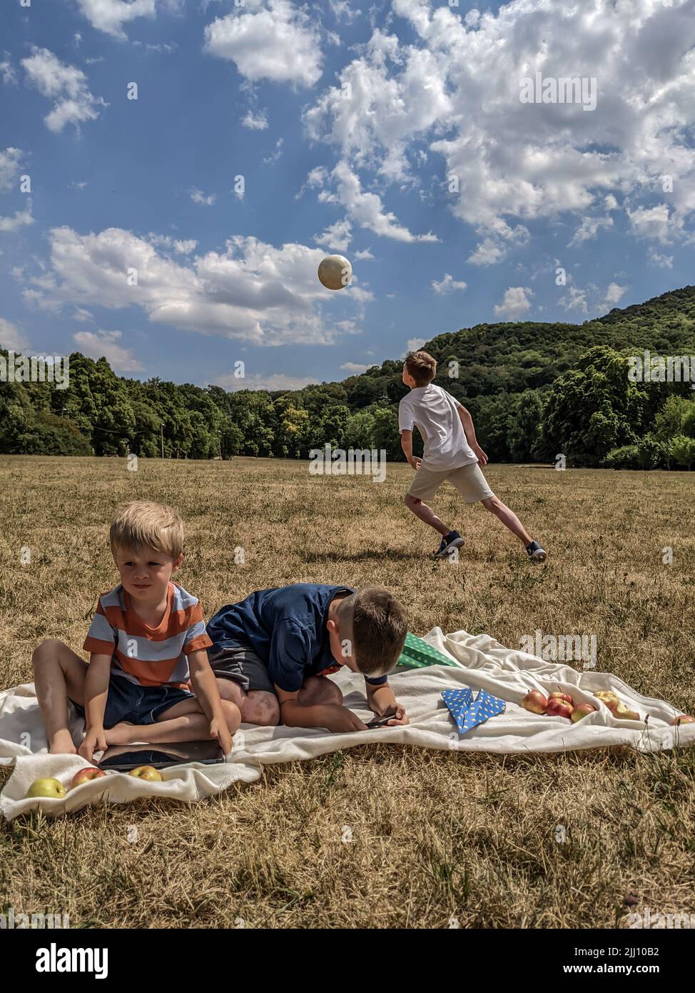 Football brothers hi-res stock photography and images - Alamy